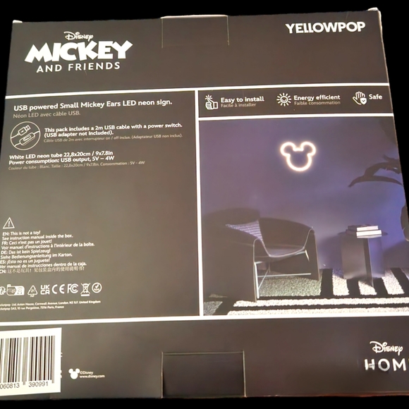 Disney | Wall Decor | Nib Disney Home Mickey And Friends Led Mickey ...